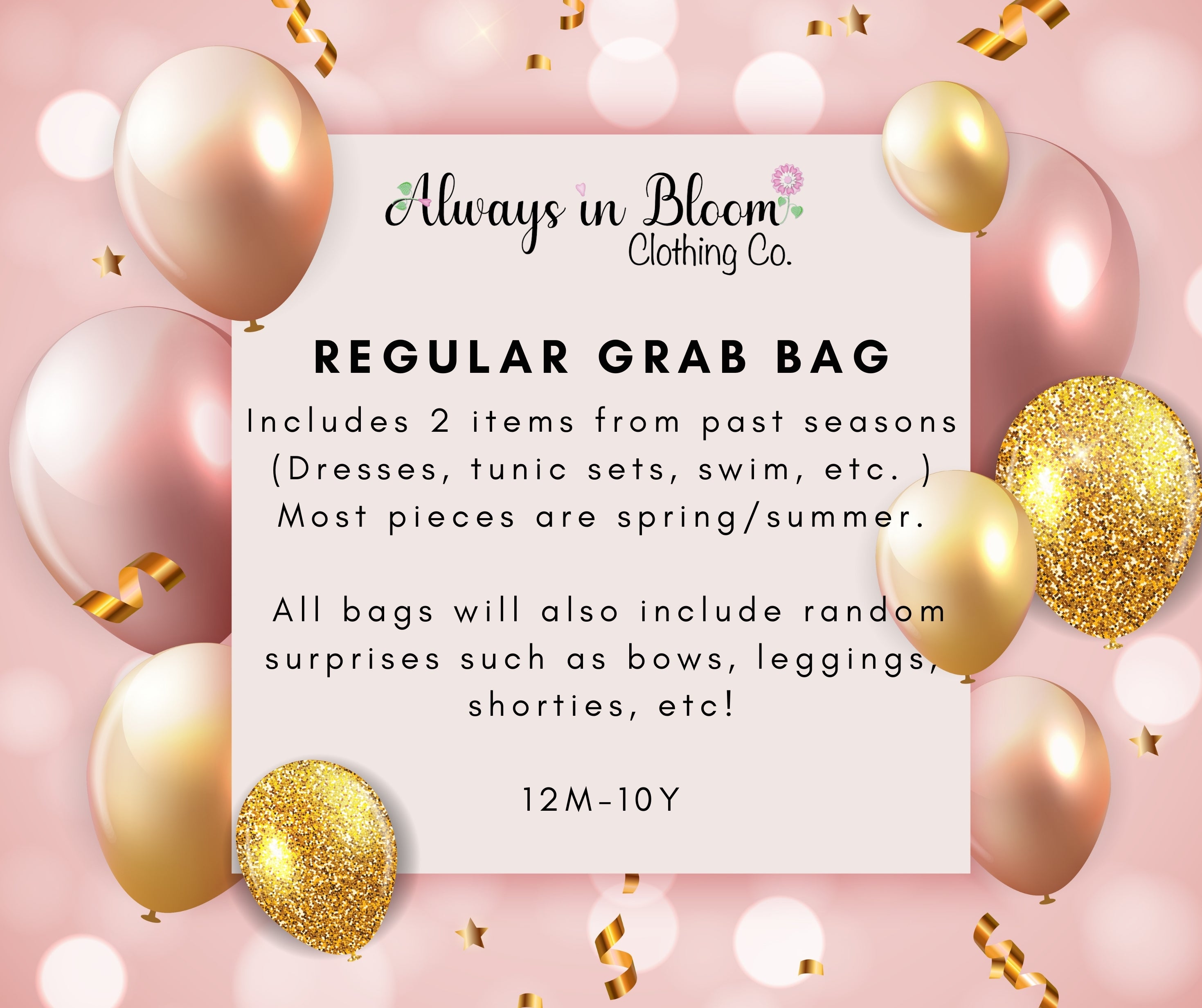 Always In Bloom Regular Grab Bag - Always In Bloom Clothing Co